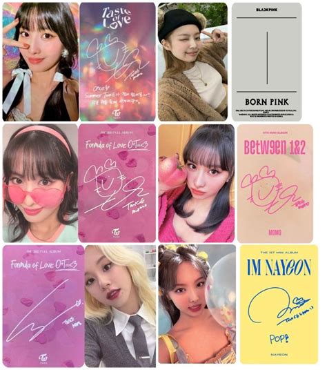 Scan Photocards Twice Blackpink Resim Eskiz