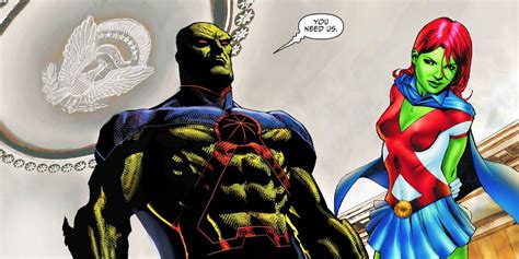 Supergirl Miss Martian Helps Martian Manhunter Face His History
