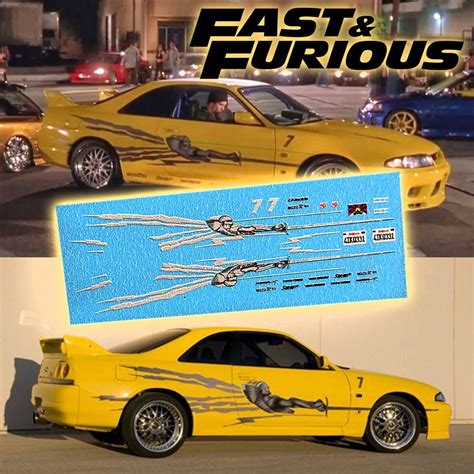 Fastandfurious R33 Skyline Waterslide Decals 164 Etsy