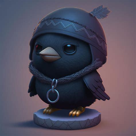 Premium Photo Tiny Cute And Adorable Crow