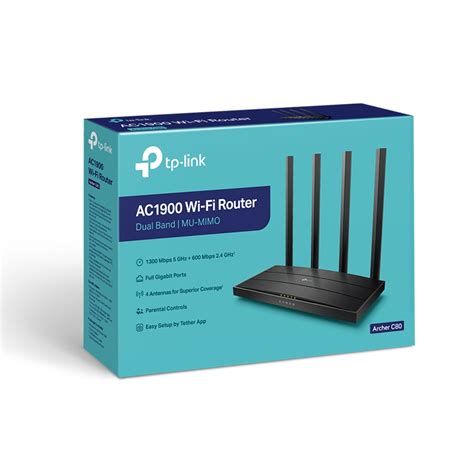 Archer C80 Router Inalámbrico Mu Mimo Inalámbrico Ac1900 Tp Link