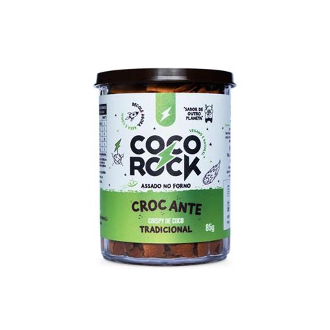 Crispy De Coco Tradicional 75g Coco Rock Br Mercato Verde Loja
