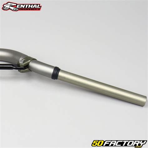 Guidon Ø28mm Renthal Twinwall 922 RC High titane avec mousse pour moto