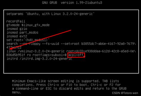 ubuntu系统启动异常【acpi error或重启黑屏或启动异常】 ubuntu启动acpi异常 csdn博客