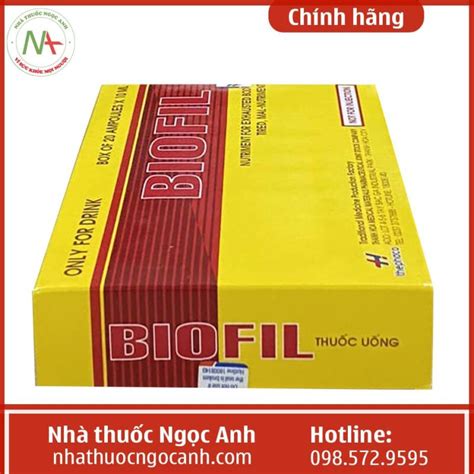 Thuốc Biofil Dạng ống Uống Trước Hay Sau ăn Giá Bao Nhiêu Mua ở đâu