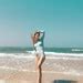 Balerina Style Leotard Pattern With Crossed Back Opening Long Sleeves