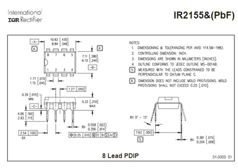 Ir2155 Pdip 8 Pmic Gate Driver Ic Ulutaş Elektronik