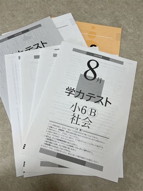 育伸社学力テスト 小6b 最新版 ② By メルカリ