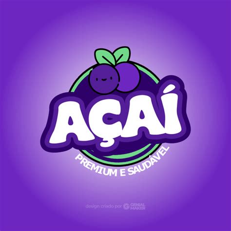 Incríveis Logos De Açaí Designs 100 Originais E Bonitos