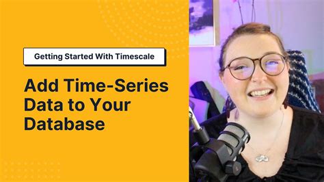 How To Add Time Series Data To Your Database Youtube