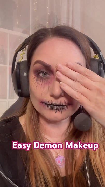 Easy Demon Makeup Demon Makeup Halloween Halloweenmakeup