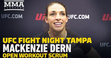 Mackenzie Dern Ufc Tampa Scrum Open Workout Highlights Mma Fighting
