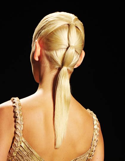 Sectioned Ponytail New Trend To Try
