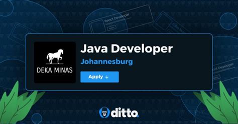 Clinton Coertse On Linkedin Java Developer At Deka Minas Pty Ltd Johannesburg