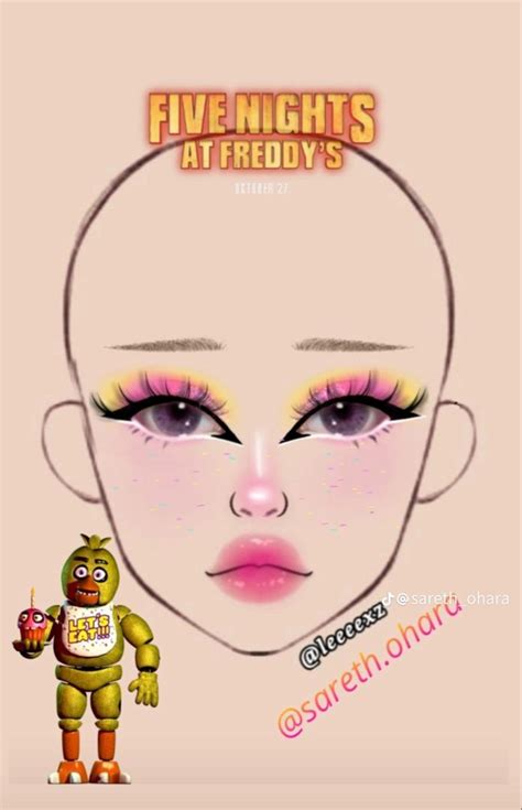 Chica Fnaf Makeup Ideas De Maquillaje De Halloween Maquillaje Para