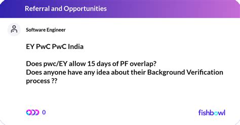 EY PwC PwC India Does Pwc EY Allow 15 Days Of PF Fishbowl
