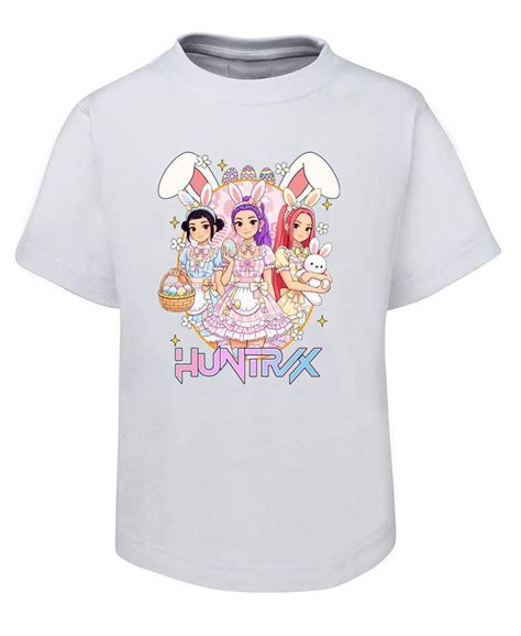 Easter Bunny Ears Kpop Demon Hunters Tshirt Graphic Fan Favourite