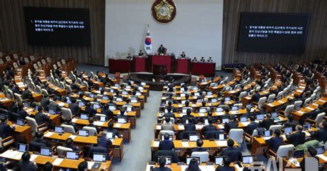 윤석열 대통령 탄핵안 투표 불성립 폐기여당 대부분 표결 불참1보