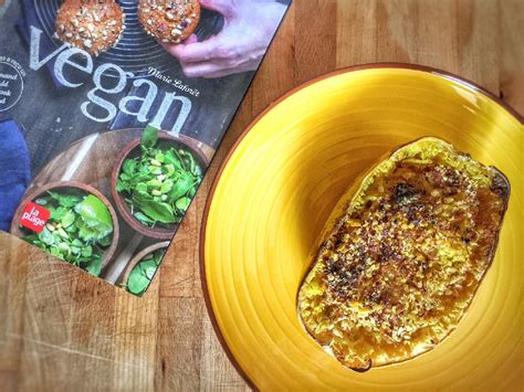 Courge spaghetti gratinée Recette du livre de Marie Lafôret