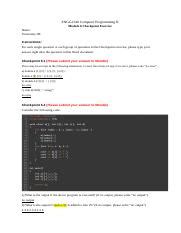 Module 6 Written Exercise Docx ENGG1340 Computer Programming II