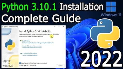 installeer python 3 10 op windows 11 ️ tricoteca ️