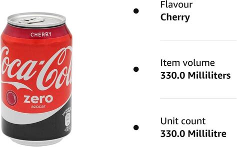 Coca Cola Zero Cherry Cans Ml Refreshing Cherry Flavored Soda Buy Now With Express