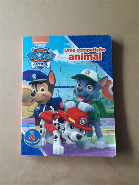 Livro Infantil Patrulha Canina Quebra Cabeça Item Infantil Nickelodeon Usado enjoei