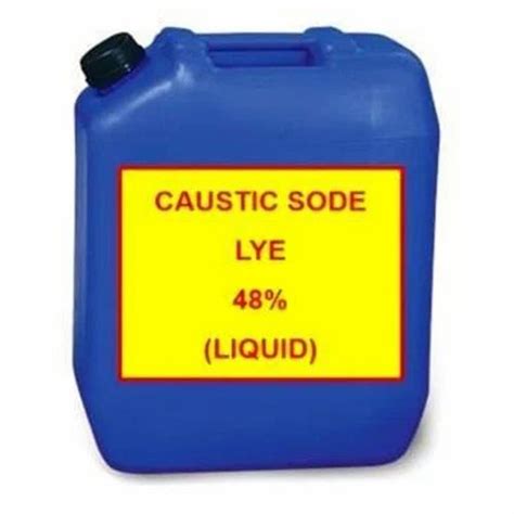 Lab Grade 200 L Drum Caustic Soda Lye 48 For Industrial At 40 Kg In