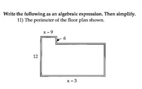 Solved Write The Following As An Algebraic Expression Then Chegg