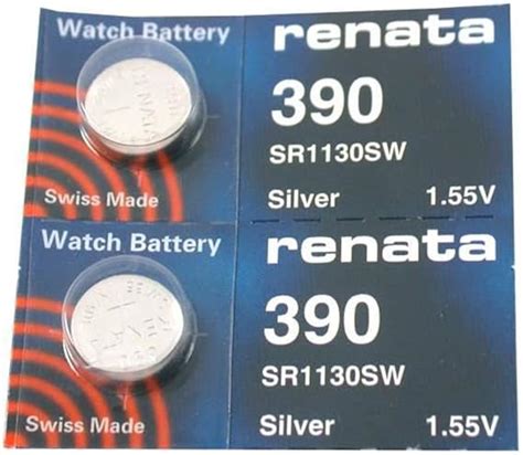 Renata Watch Batteries 390 (2pcs): Amazon.ca: Watches