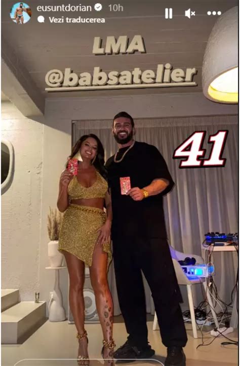 Cum Au Fost Fotografiaţi Dorian Popa şi Babs Din Nou împreună Toţi S