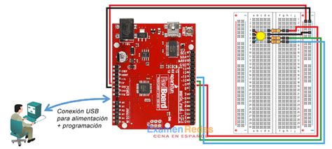 Práctica de laboratorio LED RGB con RedBoard y el IDE de Arduino