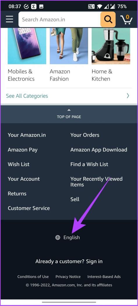 How To Change Language On Amazon A Complete Guide Guiding Tech