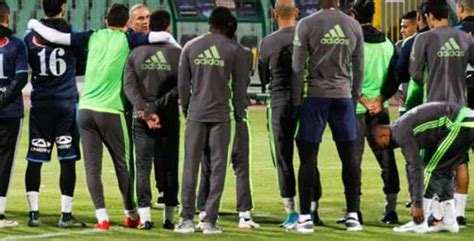 الوطن سبورت إبراهيم حسن يطالب لاعبي المصري بنسيان مباراة جرين بافلوز