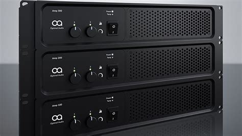 Optimal Audio Launches Amp Series Avnetwork