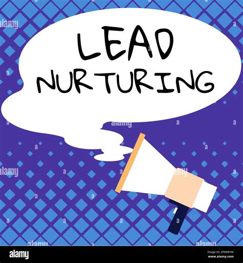 Text Showing Inspiration Lead Nurturing Concept Meaning Method Of