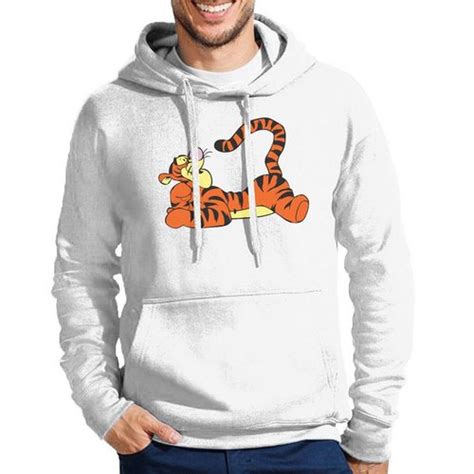 Blondie And Brownie Hoodie Herren Tigger Winnie Pooh Tiger Logo Mit Kapuze