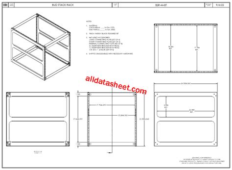 Bsr 44 Bt Datasheetpdf Bud Industries Inc