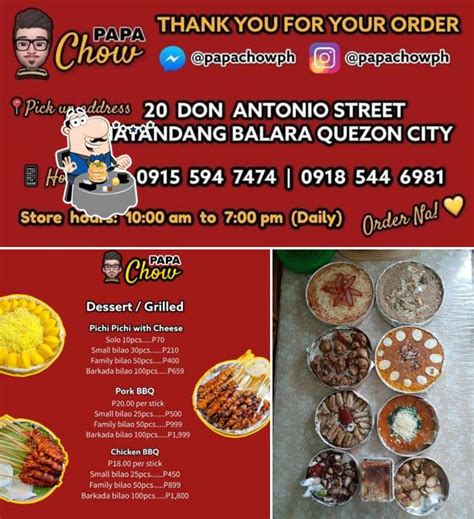 Papa Chow Quezon City Restaurant Menu Prices And Reviews