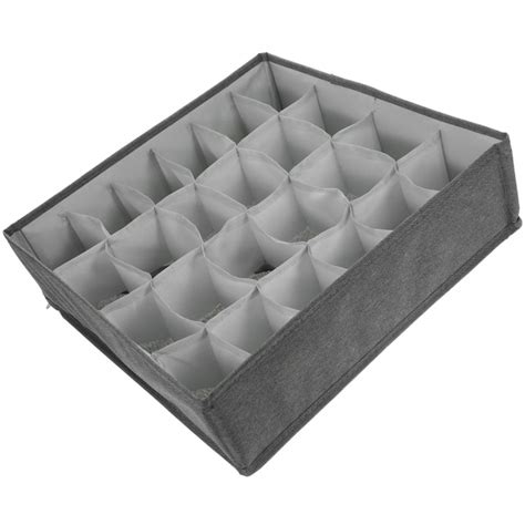 Органайзер для білизни та одягу в тумбочку або шафу на 24 осередки Сірий від продавця