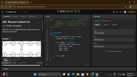 solved 100daysofcoding add two numbers with linked list tripti