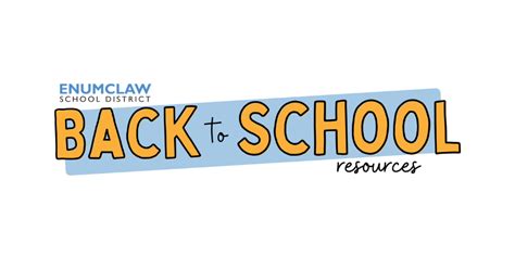 Back To School Resources Enumclaw High School