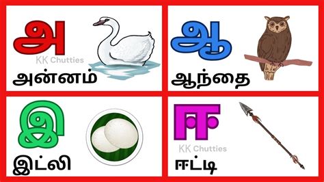 அ ஆ இ ஈ உயிர் எழுத்துக்கள் பாடல் A Aa E Ee Uyir Ezhuthukal Song A