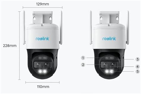 Reolink Trackmix Wifi 4k Ptz Security Camera Dual Lens Ai Detection
