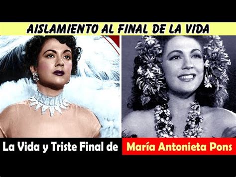 La Vida Y El Triste Final De María Antonieta Pons Aislamiento Al