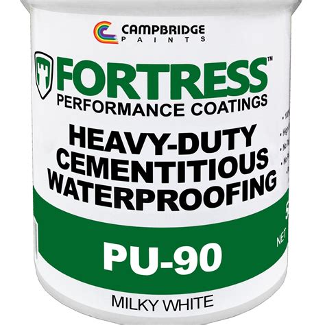 Fortress Pu 90 Heavy Duty Cementitious Waterproofing Is A High Solid