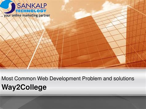 Ppt Most Common Web Development Problem And Solutions Powerpoint