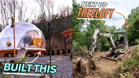 Insane Mountain View Modern Treehouse Build Series Ep 1 YouTube