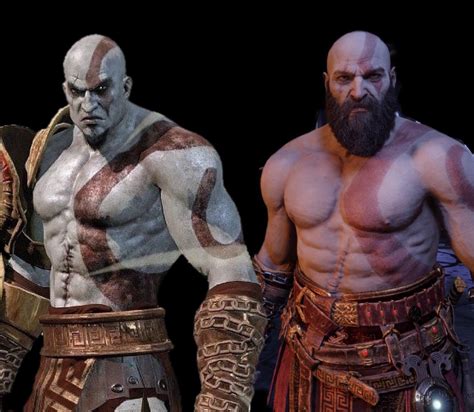 Kratos 50 Years Old And 1050 Years Old Comparison Rgodofwar