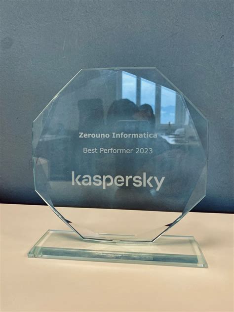 Best Performer Kaspersky 2023 - Zerouno Informatica
